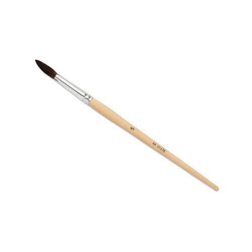 Camel Hair Brush, #5 Hair, Length 1 1/8", Diameter 11/32", Pk/12 ...