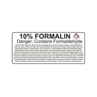 formaldehyde hazard statements