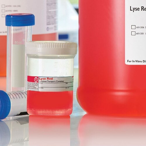 Cyto Lyse Red Cytology Collection Fluid, 120ml Prefilled Jars, Case of ...